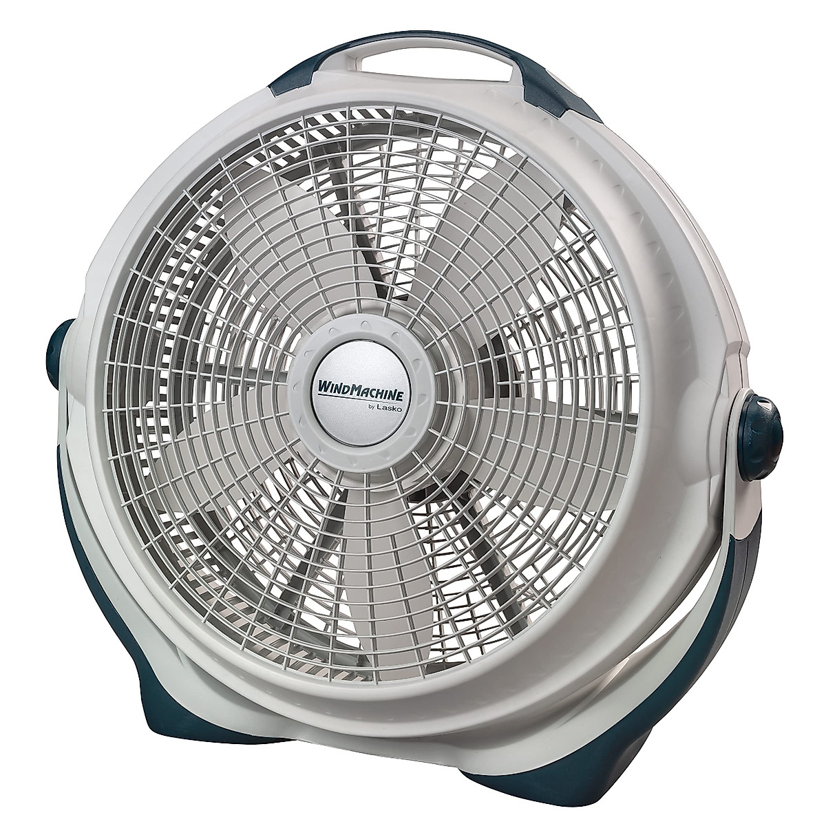 Lasko 3300 Wind Machine Air Circulator Portable High Velocity Floor Fans, for Indoor Home Cooling Breezes and, White Noise in Bedroom