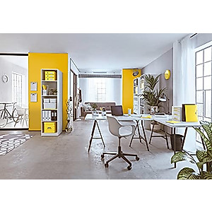 Leitz Medium Storage Cube, Yellow, Click and Store Range, 61090016