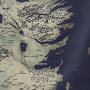 Game of Thrones Wall Banner (30" by 50") (Westeros Map)