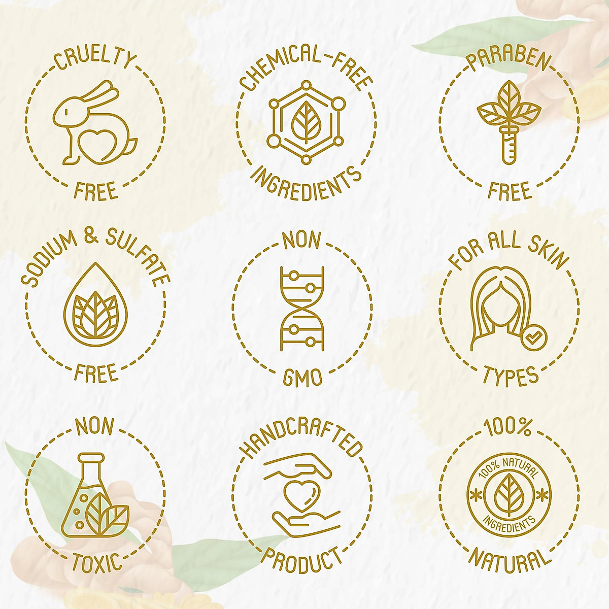 Herblov Turmeric Soap Bar for Face & Body – Natural Turmeric Skin Soap Wash for Dark Spots, Intimate Areas, Underarms – Turmeric Brightening Face Soap Cleanses Skin, Great for Acne, Scars