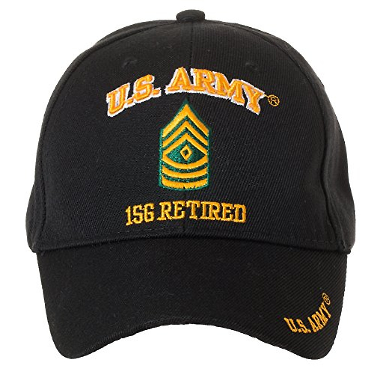 Officially Licensed US Army Retired Baseball Cap - Multiple Ranks Available! (First Sergeant)