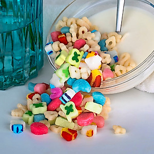 Cereal Candle,Vanilla Cereal Bowl Candle with Metal Spoon,3 Wicks Cereal Candles,Scented Soy Candle for Gifts