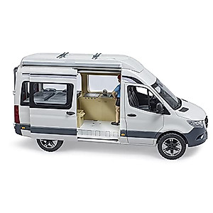 Bruder 02672 MB Sprinter Camper with Driver Figure, 1:16 Scale