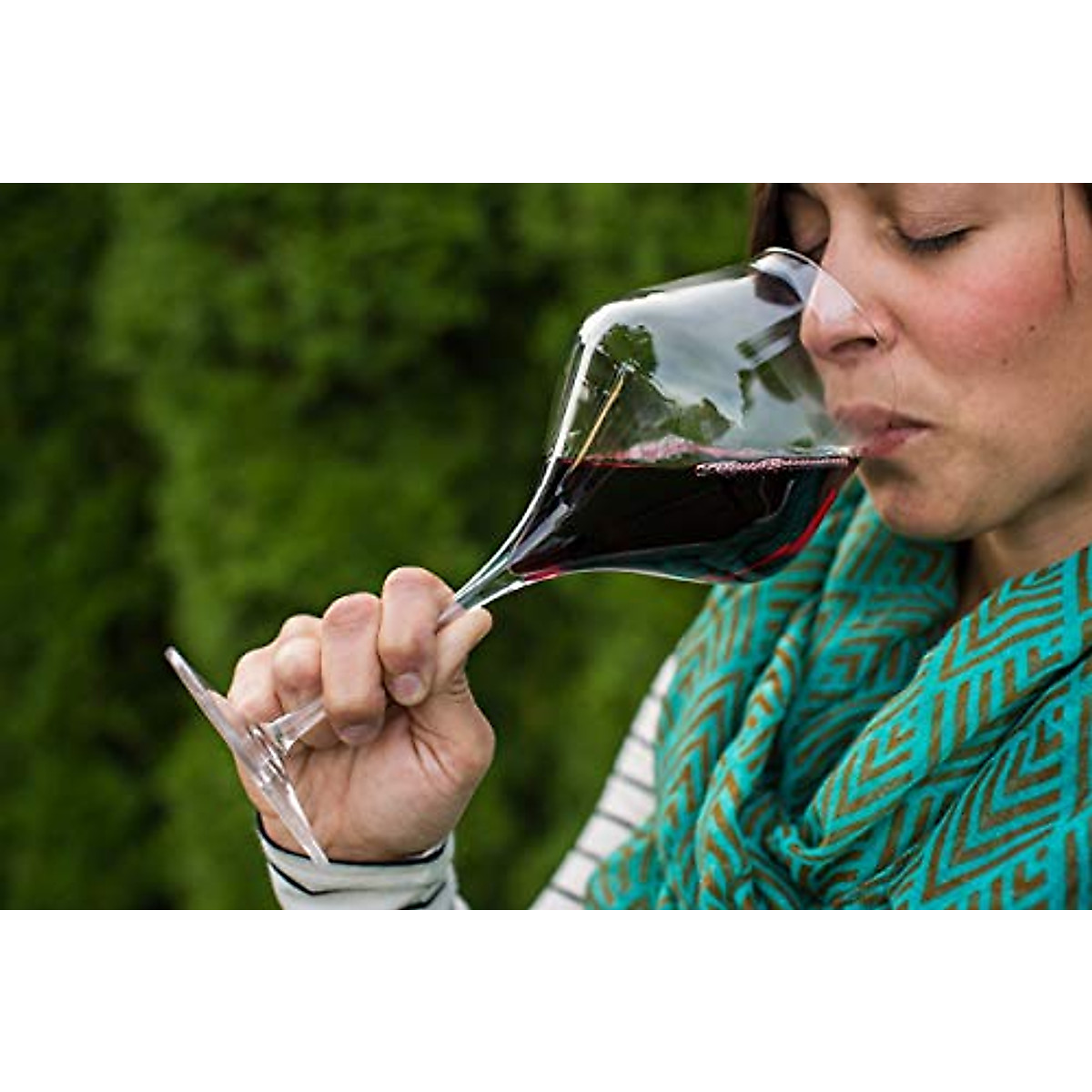 Luigi Bormioli Supermo 22 oz Burgundy Red Wine Glasses, 2 Count (Pack of 1), Clear