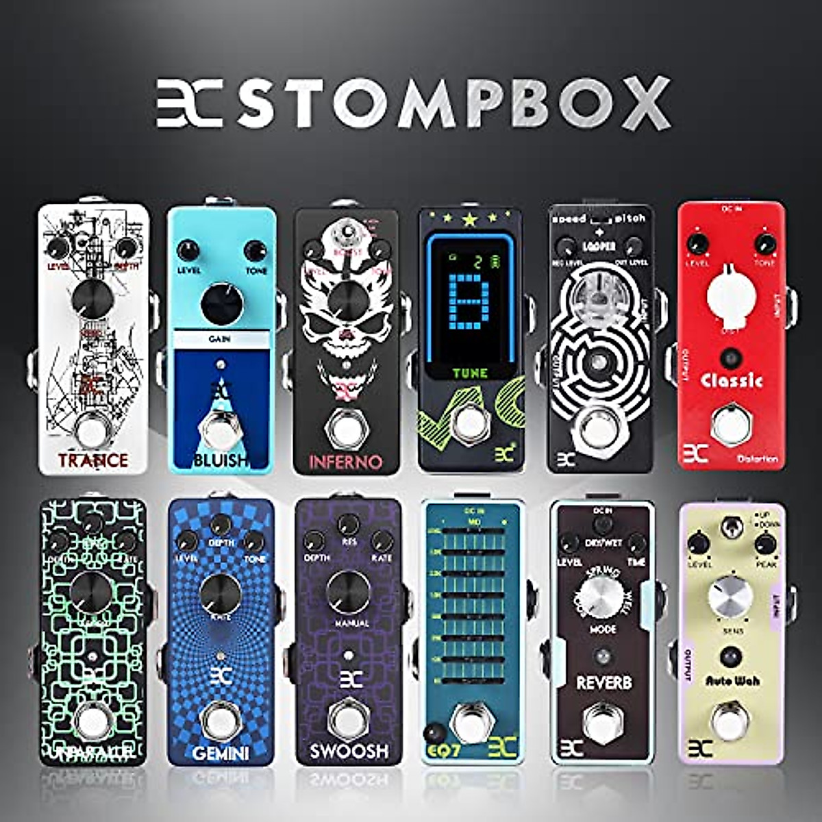 EX 7 Band EQ Equalizer Mini Guitar Pedal