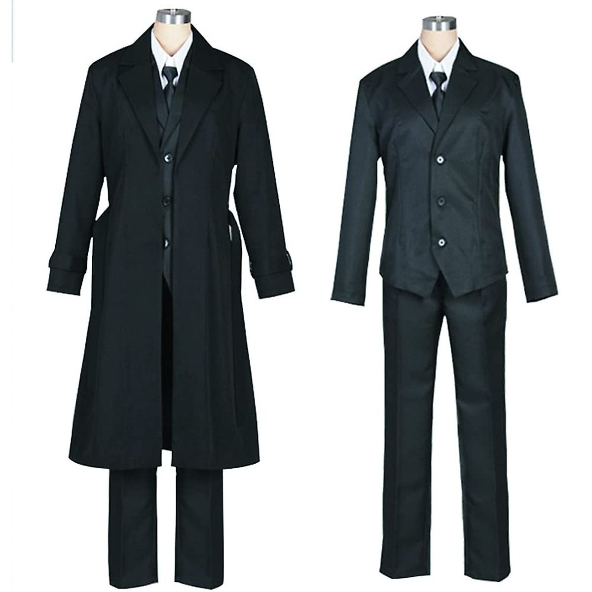 Lmetsky Dazai Osamu Cosplay,Dazai Osamu Costume Outfit Black Suit Dazai Cosplay Costume Yellow Uniform With Wig Halloween