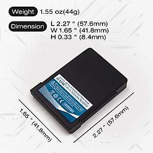 ROWSHEP (5-Pack) 3.6V 500mAh Ni-MH Battery Replacement for Minitor 5, Minitor V Pager, RLN5707 RLN5707A