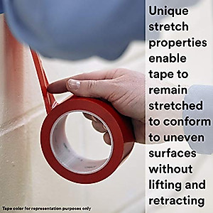 3M Vinyl Tape 764, General Purpose, 2 in x 36 yd, Orange, 1 Roll, Light Traffic Floor Marking, Social Distancing, Color Coding, Safety, Bundling