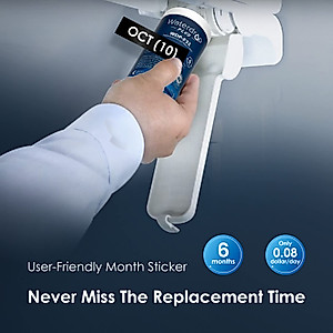 Waterdrop Plus 469690 ADQ36006101 𝐍𝐒𝐅 𝟓𝟑&𝟒𝟎𝟏 Refrigerator Water Filter, 𝐑𝐞𝐝𝐮𝐜𝐞 𝐏𝐅𝐀𝐒, Replacement for LG® LT700P®, Kenmore® 9690, ADQ36006102, WSL-3, FML-3, 2 Pack Package May Vary