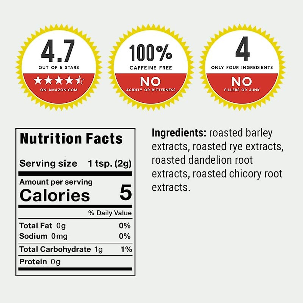 Dandy Blend Instant Herbal Beverage with Dandelion - Organic 3.53 oz (Pack of 2)