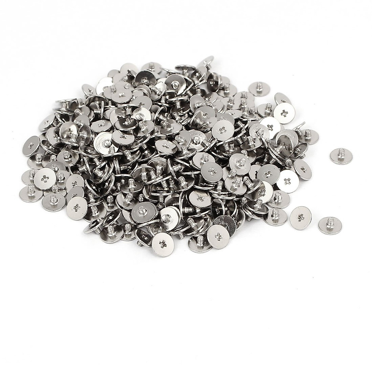 Aexit 2mmx2mm Nickel Cleaning & Repair Plated Flat Head Ultrashort Notebook Laptop Computer Computer Screws Screw 400pcs