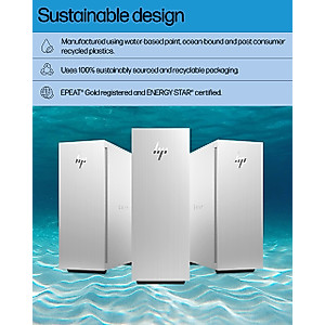 HP Envy Desktop PC, NVIDIA GeForce RTX 3060, 12th Gen Intel Core i5-12400, 16 GB SDRAM, 512 GB SSD, Windows 11 Home, Wi-Fi 6 & Bluetooth, 10 USB Ports, Pre-Built PC Tower (TE02-0020, 2022)