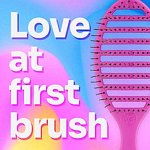 Wet Brush Speed Dry Hair Brush, Purple - Vented Design and Ultra Soft HeatFlex Bristles Are Blow Dry Safe With Ergonomic Handle Manages Tangle and Uncontrollable Hair - Pain-Free Hair Accessories