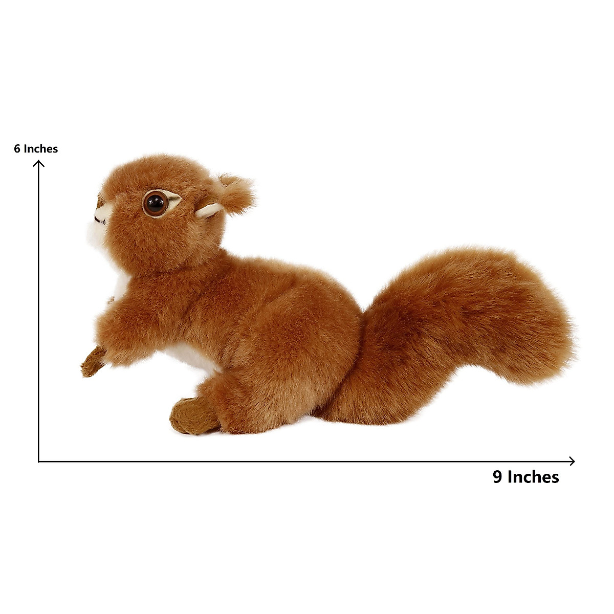 Ice King Bear Reaistic Red Squirrel Stuffed Animal Plush Toy (Original)