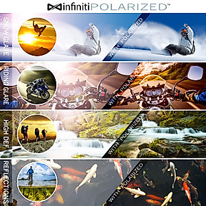 proSPORT Polarized Bifocal Sunglasses Men Women Fishing Driving Boating Gray +1.50 Premium Anti Glare TAC Lenses Durable Metal Frames Spring Hinge