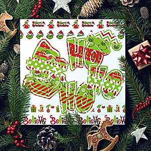 Whaline 12 Rolls Christmas Washi Tape Funny Cartoon Characters Decorative Tape Green Red Xmas Holiday Masking Tape for Christmas Scrapbook Journal Calendar DIY Craft Gift Wrapping, 16.4ft x 0.6"