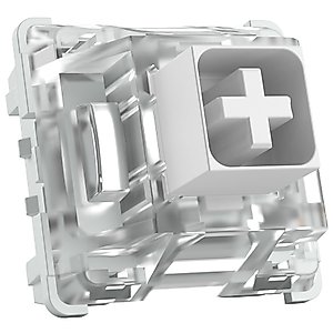 Glorious Kailh Box White Mechanical Keyboard Switches: Clicky 120-Pack for Enhanced Gaming Experience - Perfect for High-Speed Typing