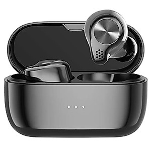 Lotus T1 True Wireless Bluetooth Earbuds with Microphone - in-Ear Bluetooth Headset Premium Sound with Deep Bass (White)