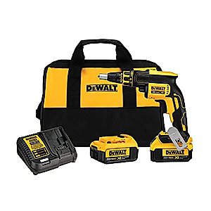 DEWALT 20V MAX* XR Drywall Screw Gun, Brushless, 4.0-Amp Hour (DCF620M2)