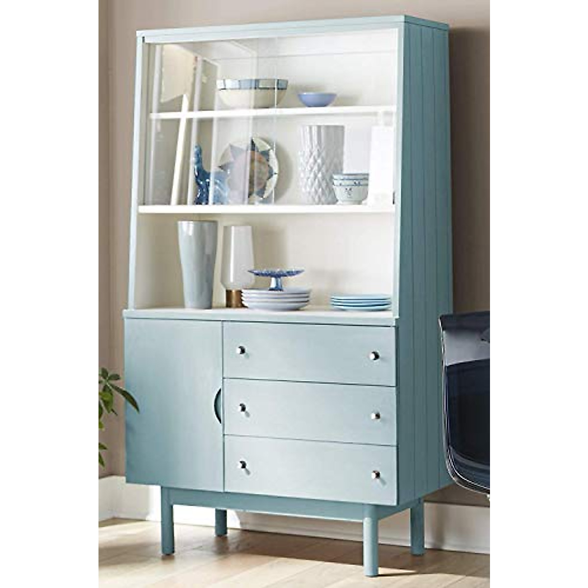 KILZ Chalk Spray Paint, Interior, Blue Juniper, 12 Ounces