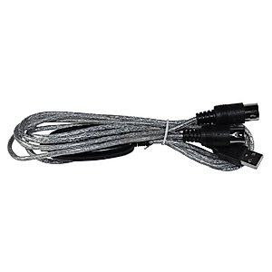 HQRP USB in-OUT MIDI Interface Cable Converter PC to Music Keyboard Adapter Cord for M-Audio Keystation 88ES 88-Key USB MIDI Keyboard Controller