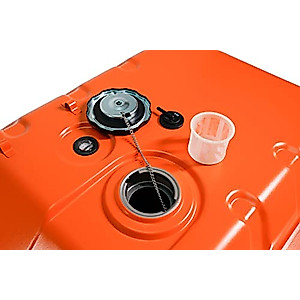 JMCHstore OEM Metal Generator Gas Fuel Tank for Generac GP5500 GP6500 RS5500 RS7000E GP7500E RS8000E XT8000E XT8500EFI, 0H7510A / 0H75100SRV 5500w 6500 6500w 7500 389cc OHV Portable Generator, Orange