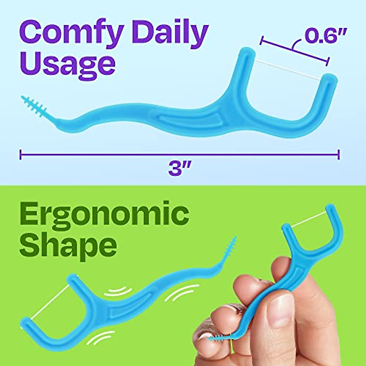 Trueocity Dental Flossers Brush Picks 4 Pack w/Travel Case (200 Total Count), Dental Floss Glides Easy Between Teeth, Flosser Helps Prevent Tooth Decay & Gum Disease, Easy Grip Handle, Mint Flavored