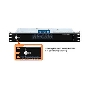 Premium 16-Way CATV Active Coax Splitter Combiner with Amplifier