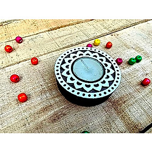 Wooden Block Stamp's Wooden Engraved Tealight Holders, Handcarved Tealight Holder, Wedding Gift