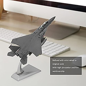 Rushbom 1:100 Airplane Scale Fighter Aircraft Model Highly Simulated Alloy Planes Model for Collection Decoration
