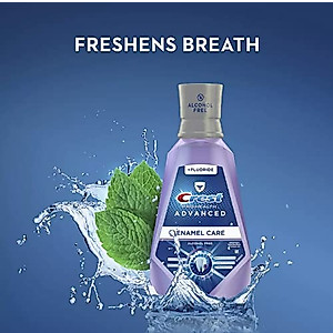 3 Pack -Crest Pro-Health Advanced with Extra Deep Clean Mouthwash, Clean Mint, 33.8 Fluid Ounce