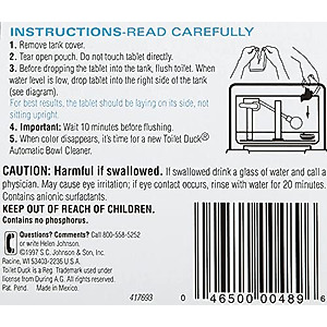 Toilet Duck Automatic Blue Single - 1.7 oz - 3 pk