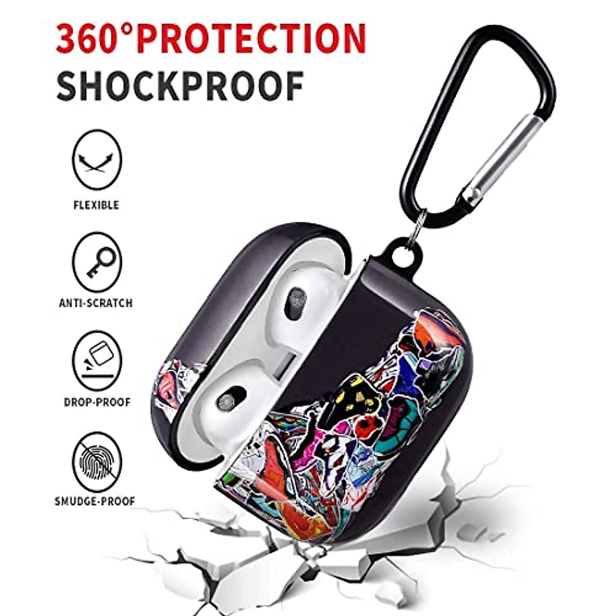Case for AirPod 3, Sports Shoes Design TPU Protective Accessories Skin with Keychain Compatible with Apple AirPods 3rd Generation for Cool Men Boys Teen Girls