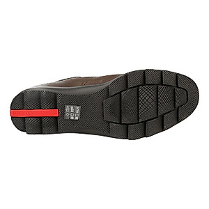 Prada Men's 4T1846 O0R F0201 Brown Leather Half-Boot US 9 / EU 8 (42)