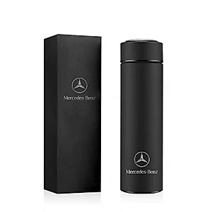 JDclubs 17 oz Car Logo Black Frosted Travel Mugs & Tumblers Vacuum Insulated Stainless Steel Thermal Bottle Fashion Business Thermal Cup for Hot or Cold Drink Coffee Or Tea (fit b-z)