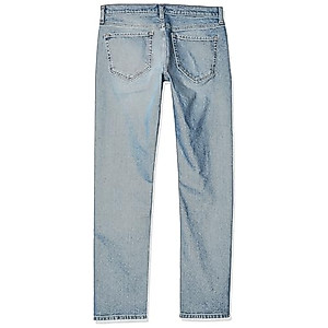 Amazon Essentials Slim Fit Jeans For Men - Light Wash, 33W x 32L