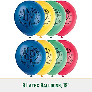 Unique Harry Potter Balloons Bundle - 8 Latex Party Balloons 12”, 1 Foil Balloon 18”, Checklist, Harry Potter Party Decorations & Supplies, Kids Birthday Party