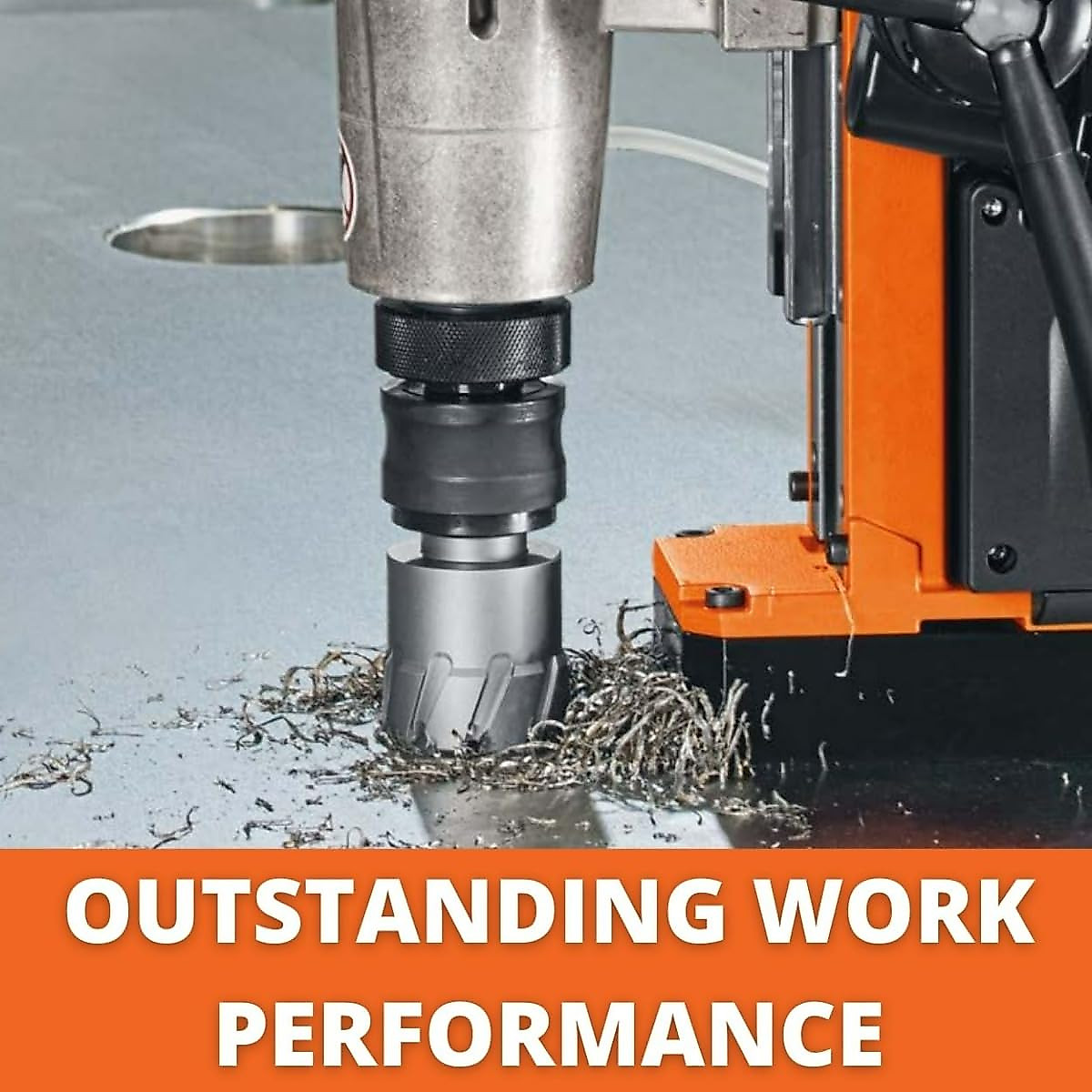 Slugger by Fein HSS Annular Cutter with Enhanced Cutting Geometry for Precision Drilling - High-Durability Steel, 3-7/8" Cutting Depth, 1-1/4" Bore Diameter, 3/4" Straight Shank - 63134317004