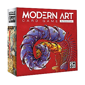 CMON Modern Art: The Card Game - A Thrilling Auction Game for Art Enthusiasts, Fun Family Game for Kids and Adults, Ages 14+, 2-5 Players, 30 Minute Playtime, Made