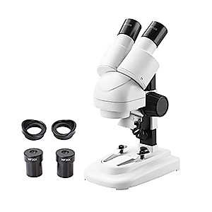 DLOETT 2 0X / 40x Stereo Microscope 45 ° Tiltted Eyepieces with Eyecup Top LED Vision PCB Saler Mobile Repair Tool