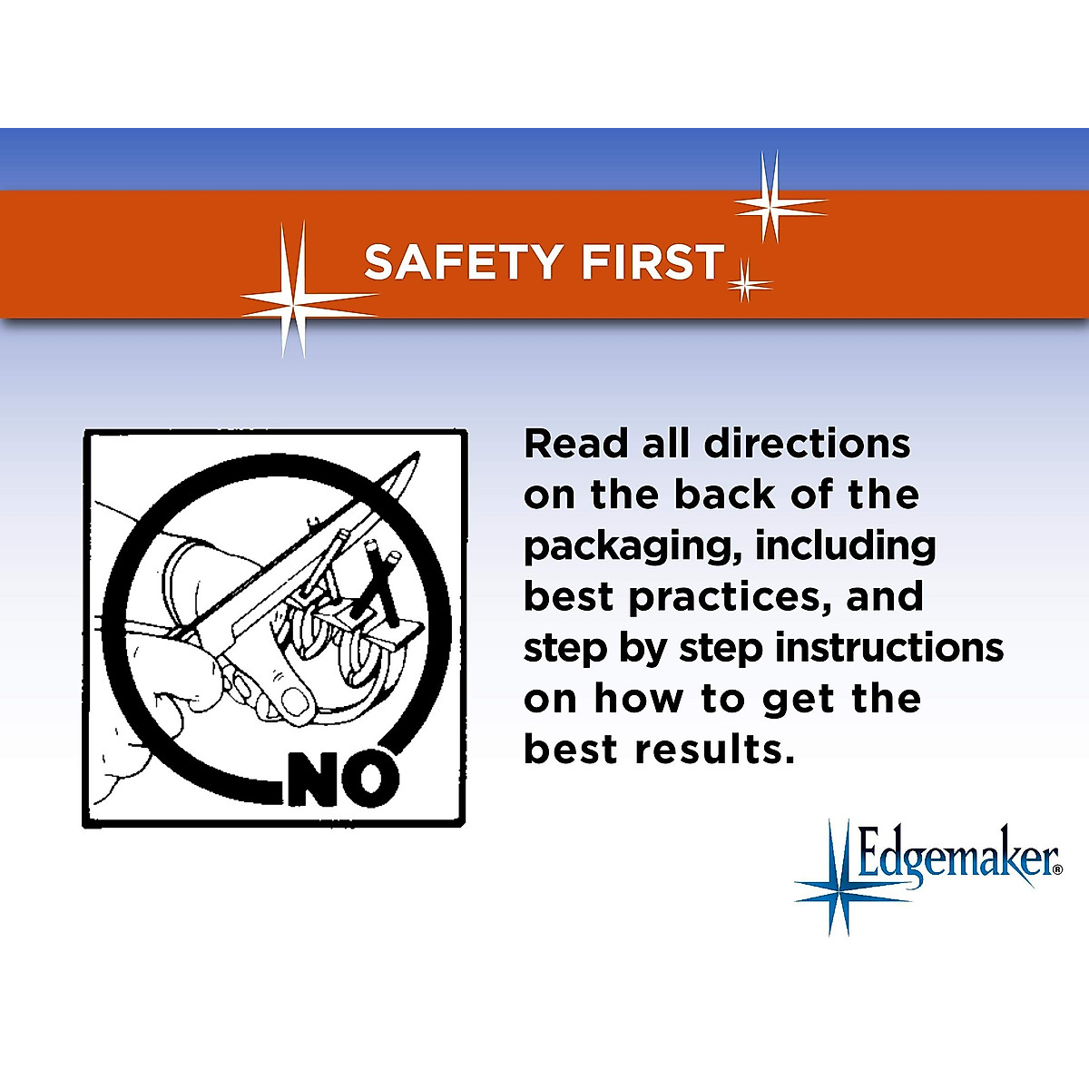 The Edgemaker Knife Sharpener Pro 331- Perfect for Sharpening & Honing any Blade, Durable, Safe & Easy to Use- Orange