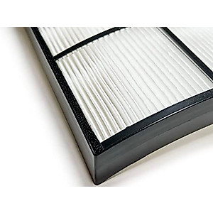 Nispira PECOMFIL Breeze Filter Replacement For Purezone Breeze Tabletop Air Purifier PECOMPAP 2-in-1 True HEPA Activated Carbon 1 Pack