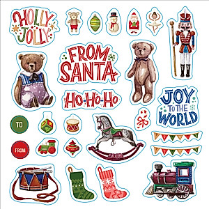 Merry & Bright Christmas! A Festive Sticker Book (over 500 holiday stickers!)