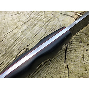 Perkin Damascus Steel Knife Hunting Knife With Sheath Bushcraft Knife - SK800