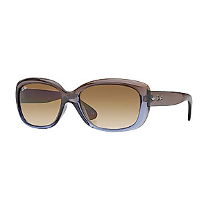 Ray-Ban RB4101 Jackie Ohh Sunglasses + Vision Group Accessories Bundle, womens (Brown Gradient Lilac/Light Brown Gradient Brown (860/51)