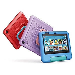 Amazon Kid-Proof Case for Fire 7 tablet (Only compatible with 12th generation tablet, 2022 release) - Purple