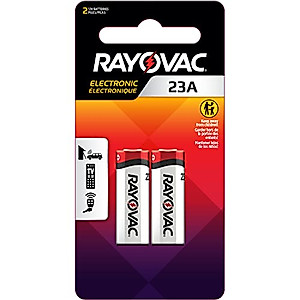 Rayovac 23A Alkaline Batteries, 12V Alkaline Keyless Batteries (2 Battery Count)