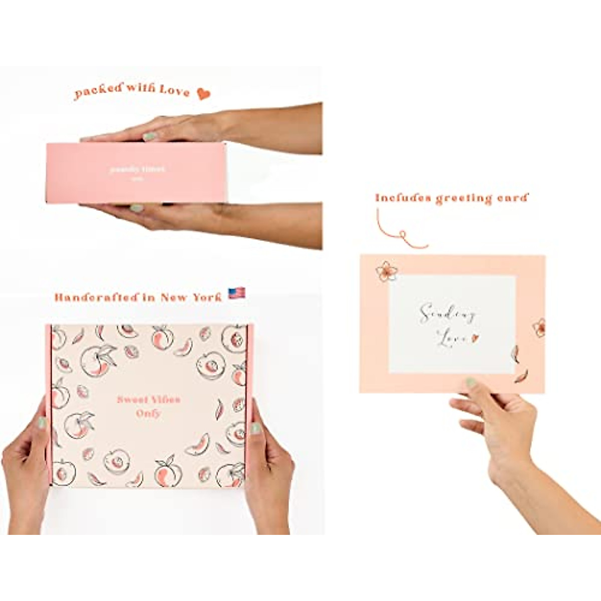 Personalized Gifts | Care Package for Women, Gifts for Girlfriend, Best Mom Ever Gifts, Birthday Gift Basket 6-PCS Includes Scented Candle and Sachet, Sleep Mask, Makeup Headband, Wash Cloth Set of 2