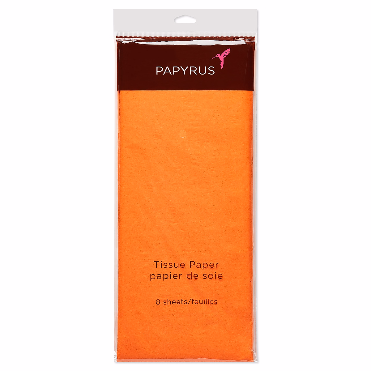 Papyrus 8 Sheet Orange Tissue Paper for Halloween, Thanksgiving, Birthdays and All Occasions