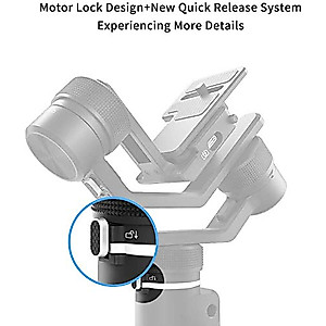 FeiyuTech G6 Max 3-Axis Handheld Gimbal Stabilizer (G6 Plus Upgrade Ver) for Mirrorless Camera Like Sony a7 w/Short Lens,Action Camera Gopro,Smart Phone iPhone 11 Pro Max 8,1.2Kg Payload,Splash Proof